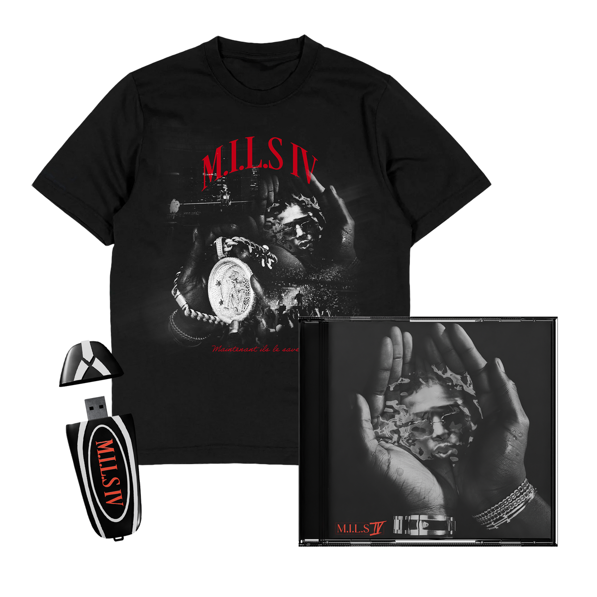 Pack CD + USB + Tee – Jefe Shop